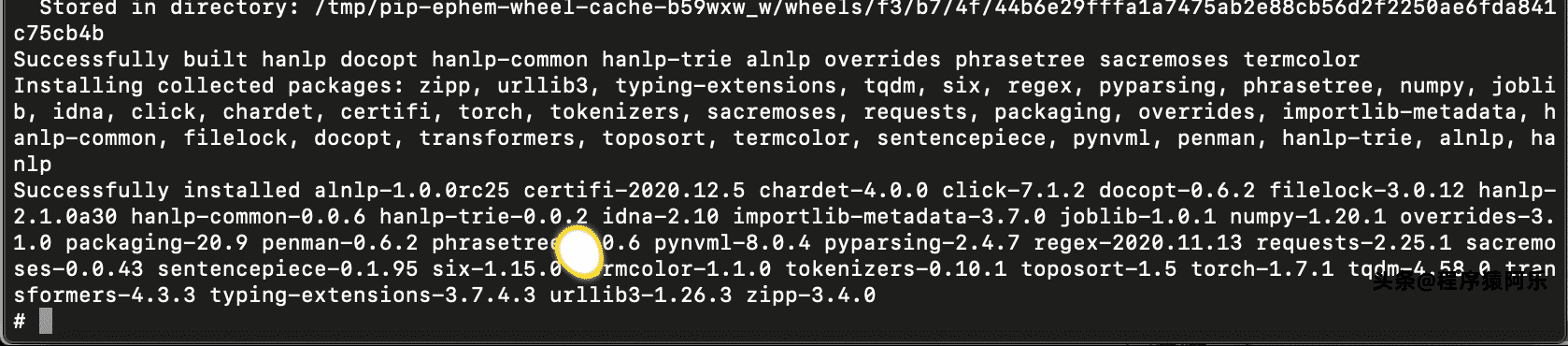 Python安装HanLp时使用国内镜像加速3.7 | 保持学习，技术改变生活